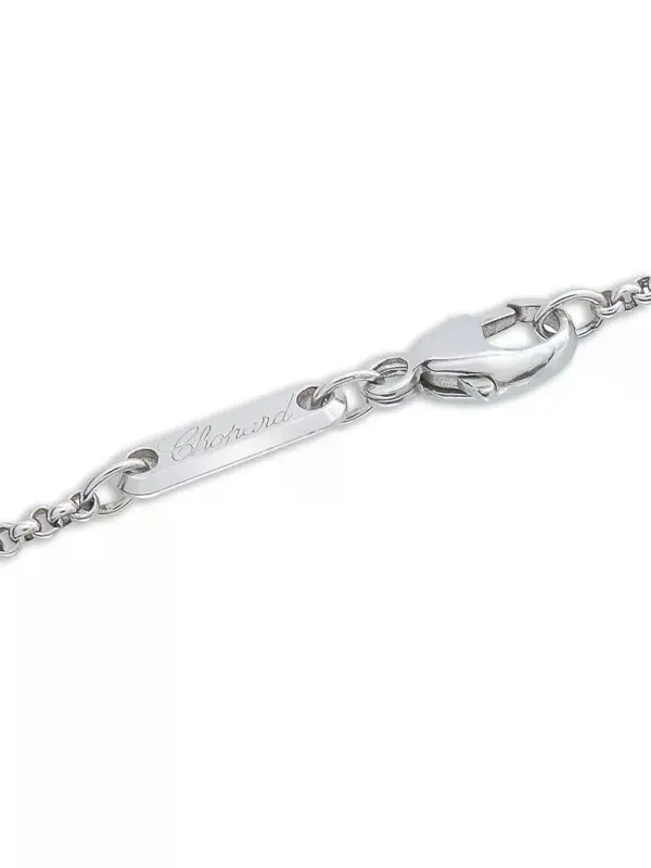 Chopard Happy Diamonds Heart Necklace In 18k White Gold