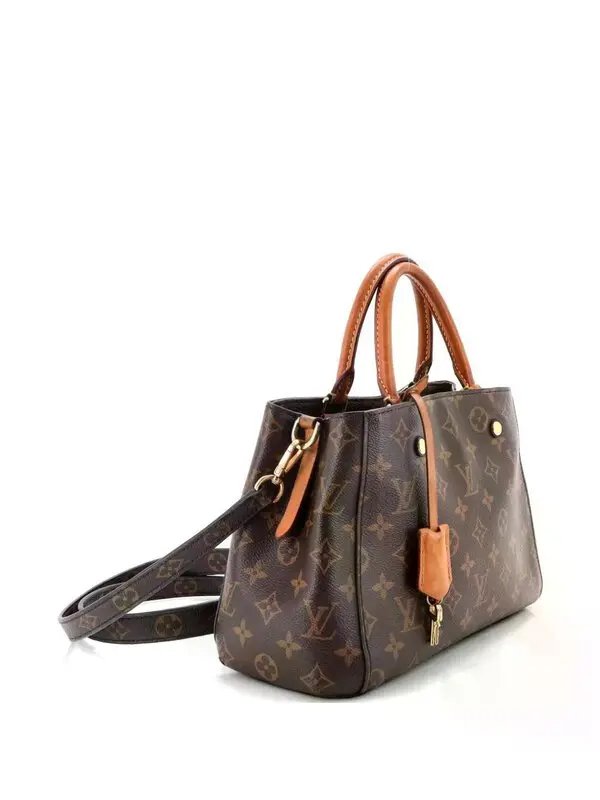 LOUIS VUITTON Montaigne Monogram Canvas Bb Satchel