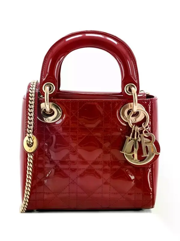 Dior Lady Mini Satchel - Red
