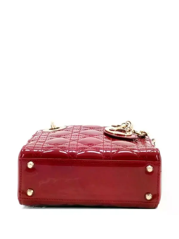 Dior Lady Mini Satchel - Red