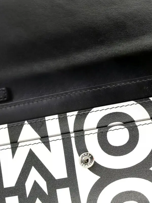Fendi X Marc Jacobs Wallet On Chain Printed Leather Crossbody Bag