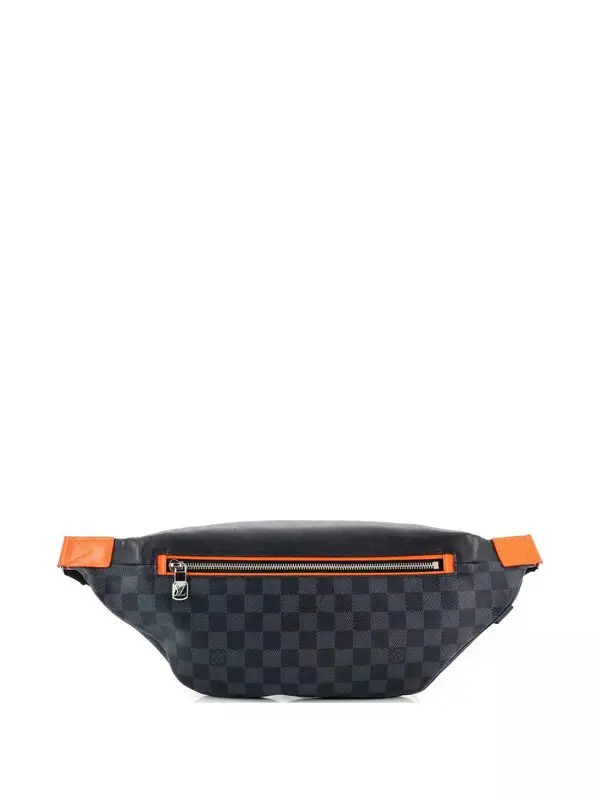 LOUIS VUITTON Discovery Bumbag Limited Edition Damier Cobalt Race - Orange