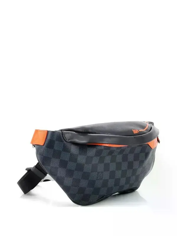 LOUIS VUITTON Discovery Bumbag Limited Edition Damier Cobalt Race - Orange
