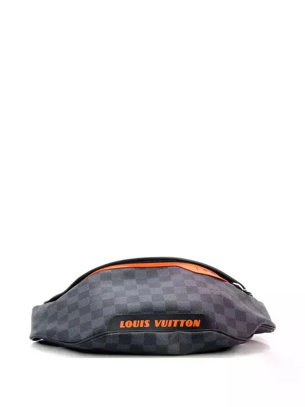LOUIS VUITTON Discovery Bumbag Limited Edition Damier Cobalt Race - Orange