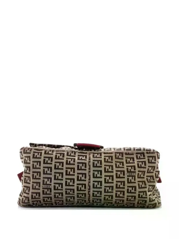 Fendi Zucchino Canvas Mama Forever Shoulder Bag
