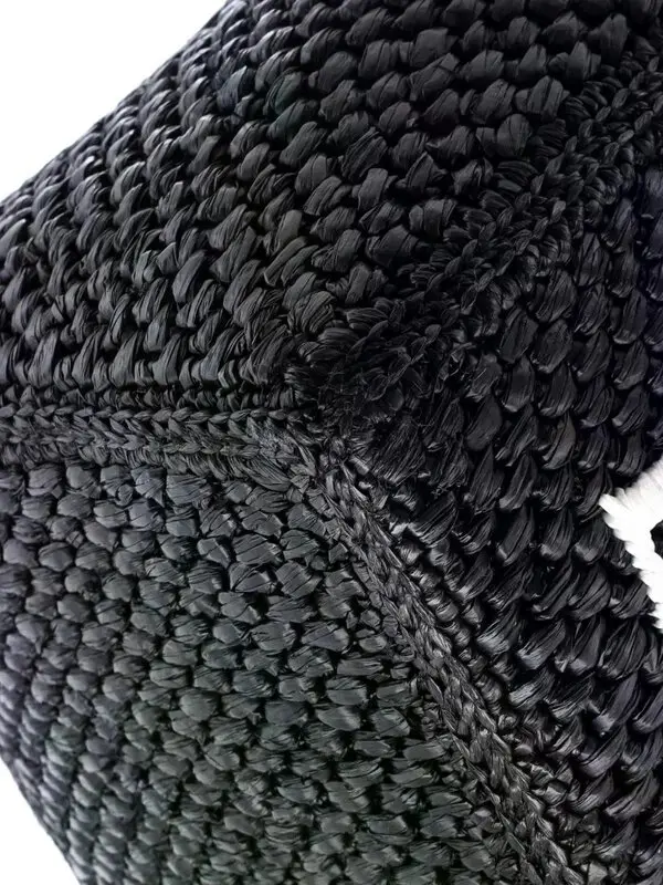 Loewe Logo Raffia Tote Bag