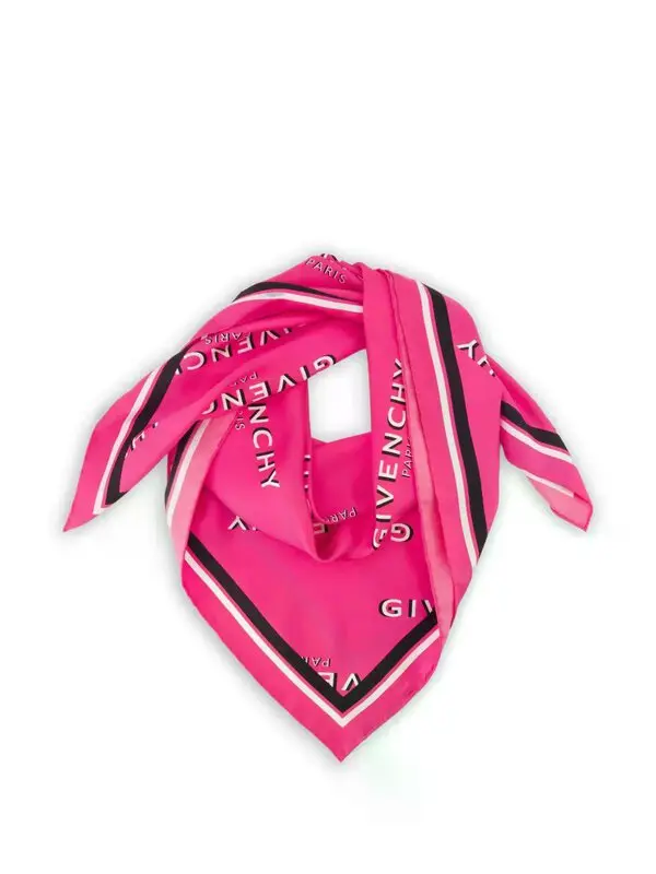 Givenchy Shadow Logo-print Scarf