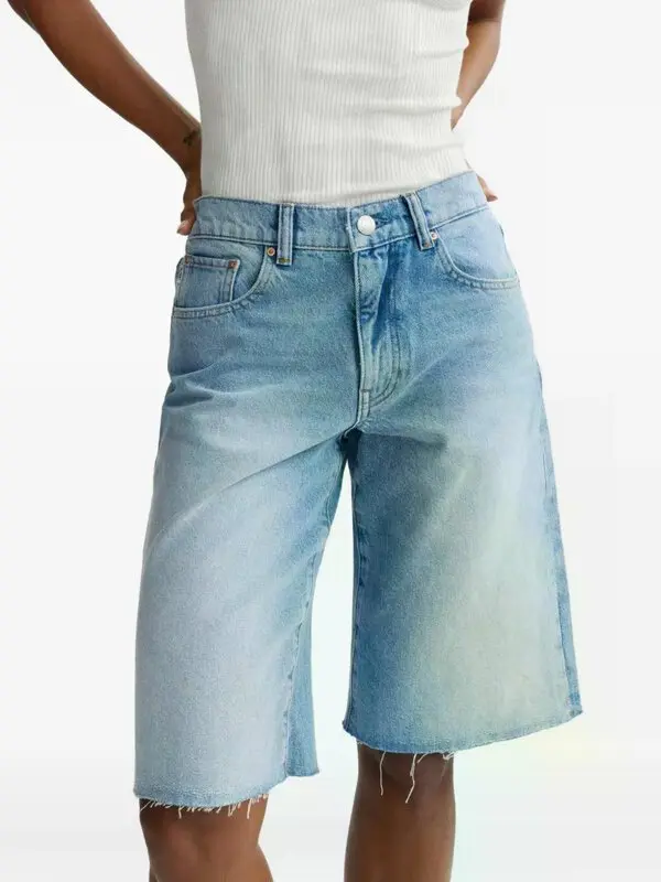 DL1961 Raw-cut Denim Shorts