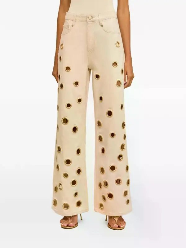 Cult Gaia Jaiden Eyelet Jeans