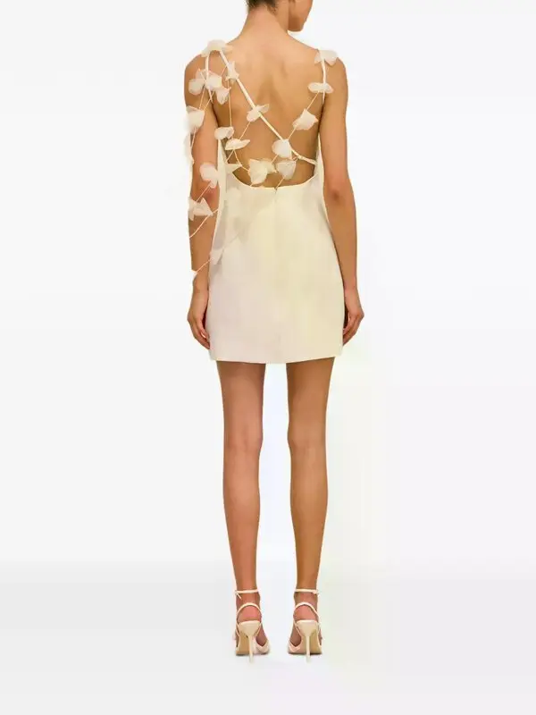 Cult Gaia Floral Embellished Mini Dress