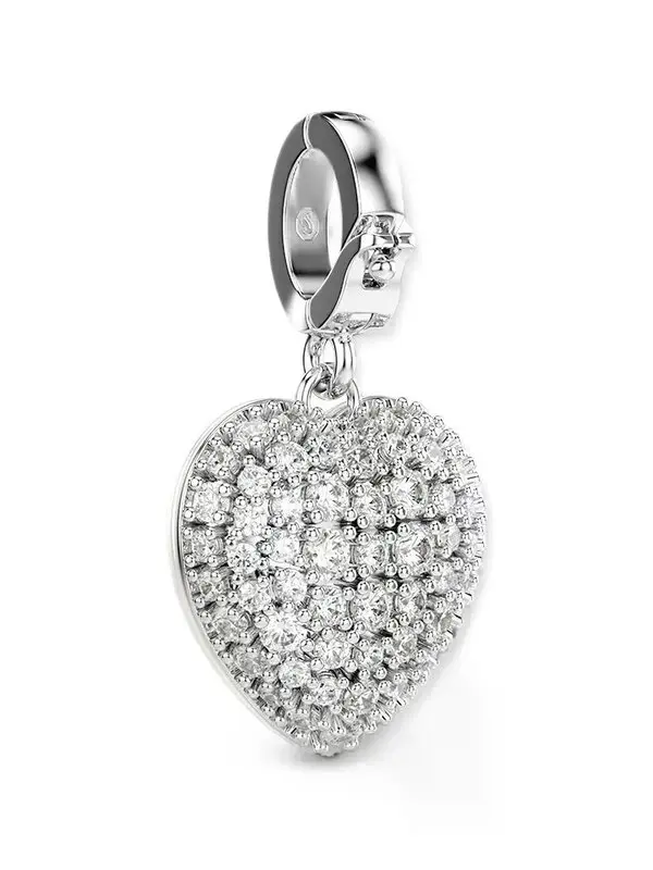 SWAROVSKI Idyllia Crystal-embellished Heart-shape Charm