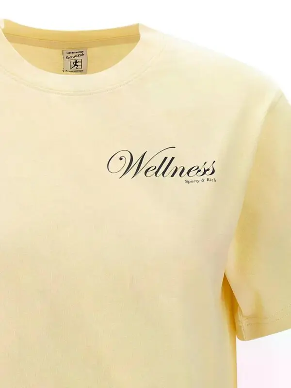 SPORTY & RICH Avenue Logo Print T-shirt