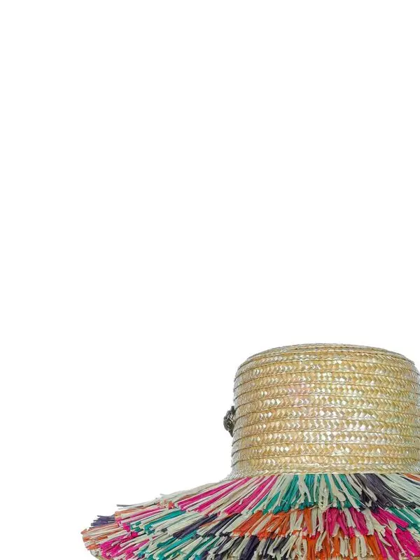 Kurt Geiger Raffia Wide-brim Hat