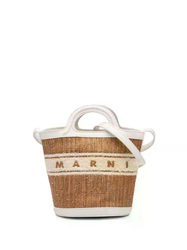 Marni Small Tropicalia Bag Satchel - Brown
