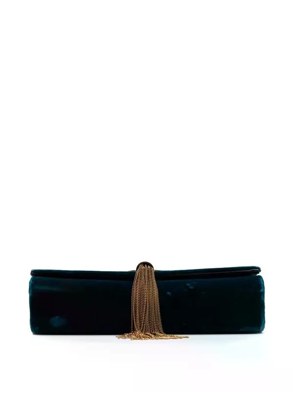 Saint Laurent Monogram Kate Tassel Crossbody Bag - Blue