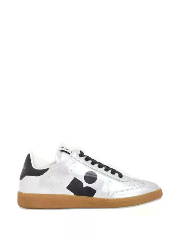 Isabel Marant Étoile Kaycee Metallic Sneakers - Silver
