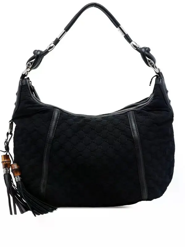 Gucci Neoprene Techno Horsebit Hobo Bag