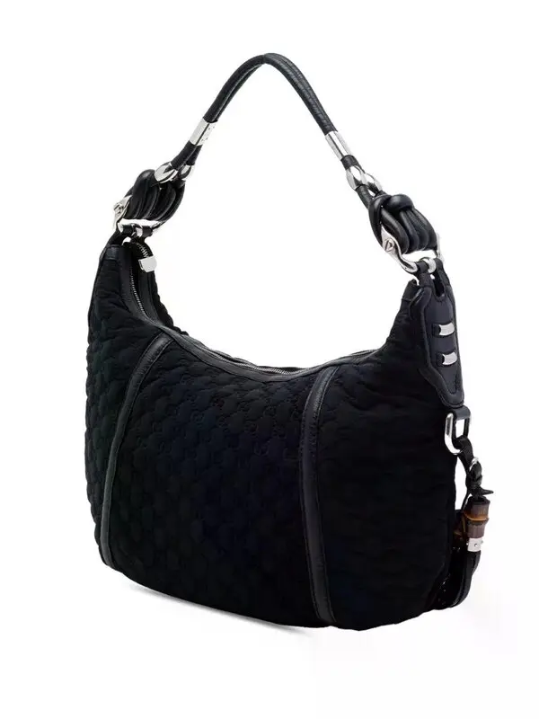 Gucci Neoprene Techno Horsebit Hobo Bag