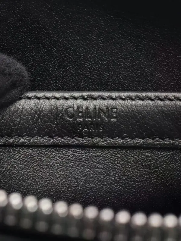 Celine Medium Triomphe Embossed Leather Crossbody Bag