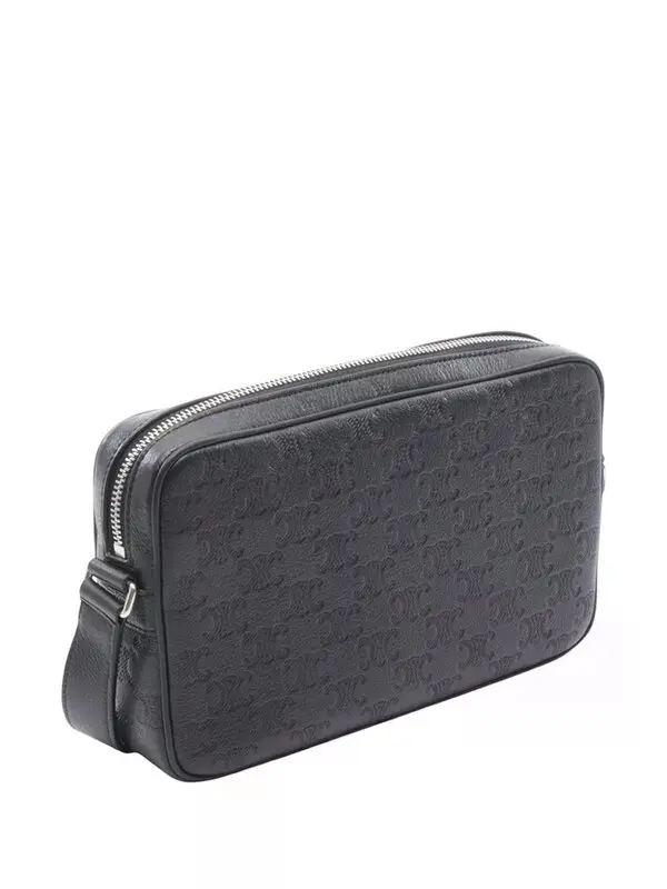Celine Medium Triomphe Embossed Leather Crossbody Bag