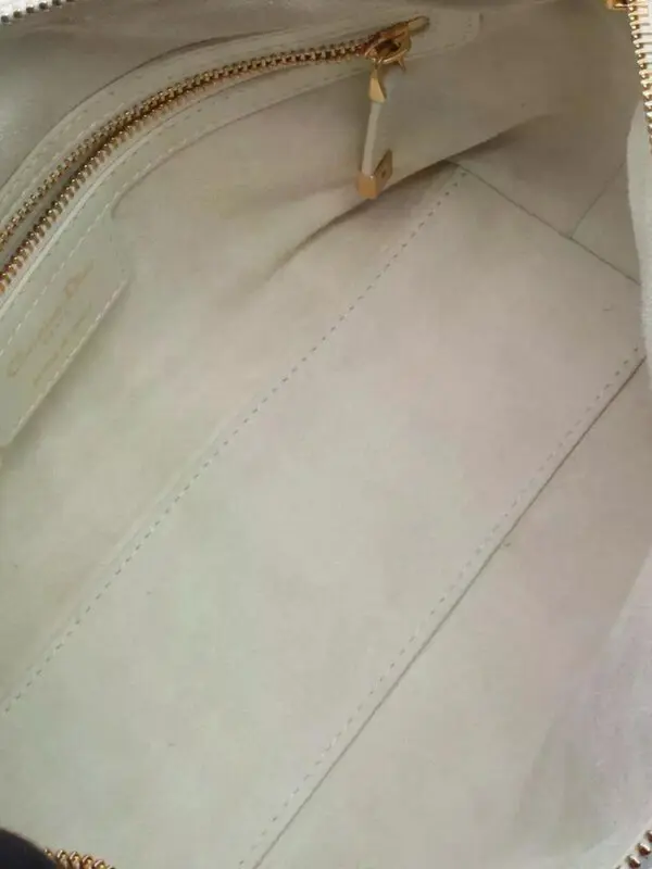 Dior Leather Nomad Crossbody Bag - White