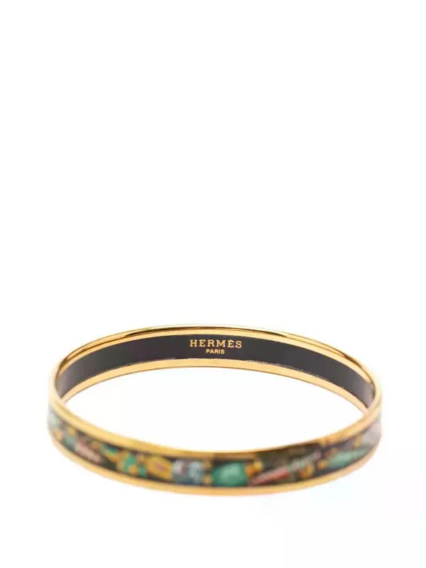 Hermès Qu'importe Le Flacon" Enamel Bangle