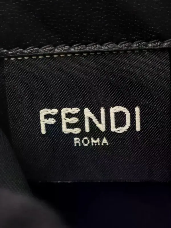 Fendi Ff Embossed Wallet On Chain Crossbody Bag