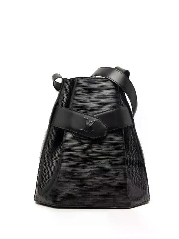 LOUIS VUITTON Epi Sac D'epaule Pm Bucket Bag - Black