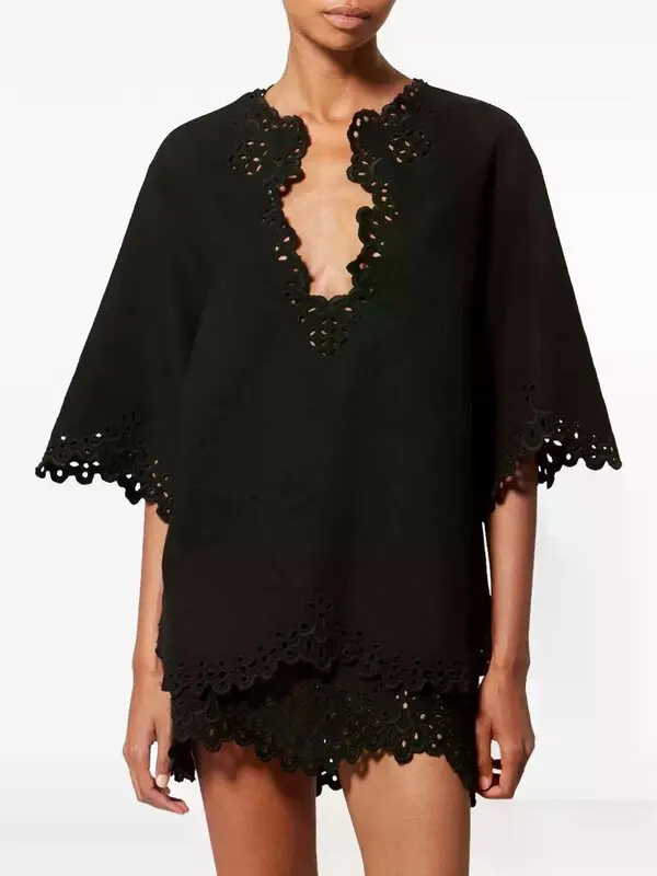 Isabel Marant Étoile Shana Broderie Anglaise Top