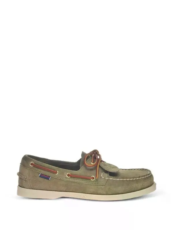 SEBAGO Portland Artisan Boat Shoes - Green