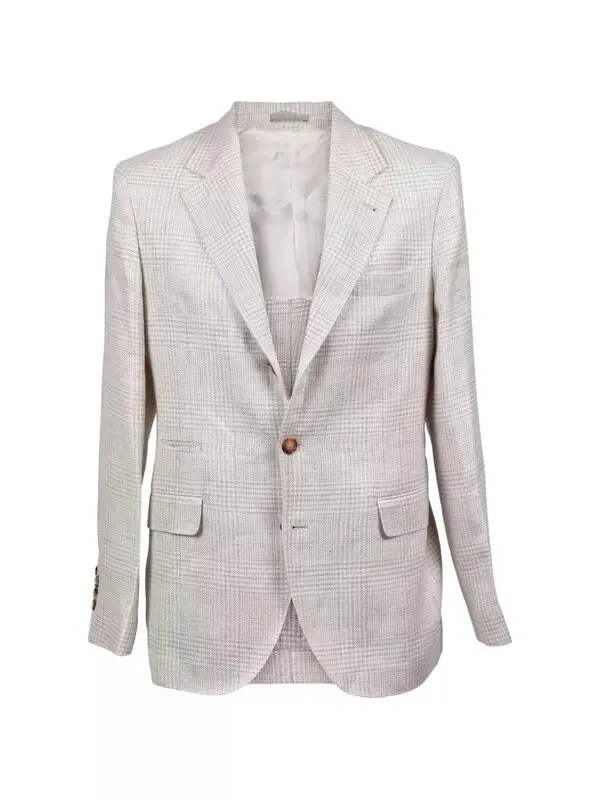 Brunello Cucinelli Check-pattern Blazer