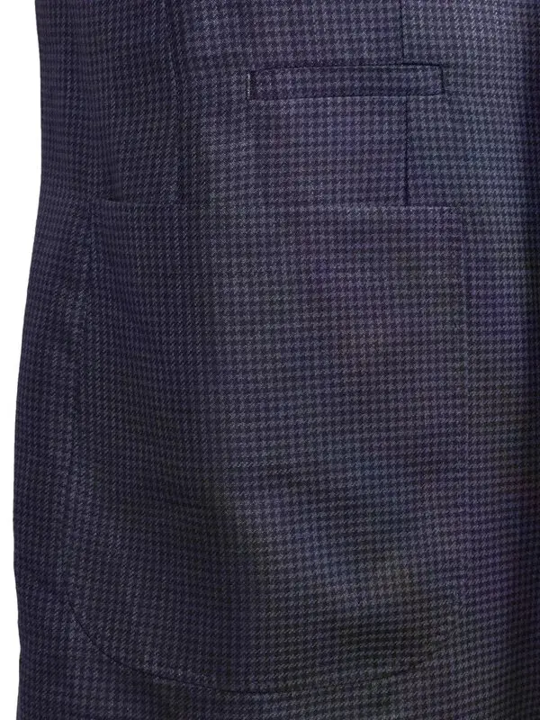 Brunello Cucinelli Houndstooth Double-breasted Blazer