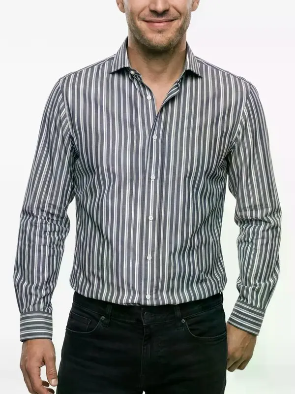 Brunello Cucinelli Striped Tailored Shirt