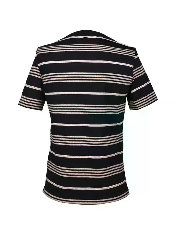 Brunello Cucinelli Striped Crew-neck T-shirt - Black