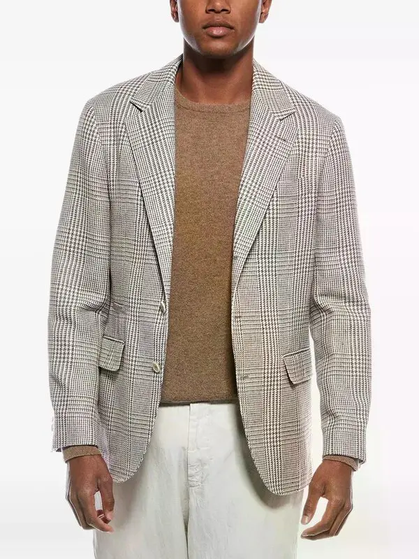 Brunello Cucinelli Plaid Blazer