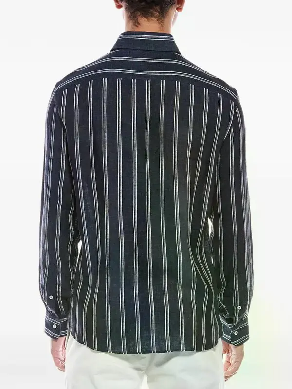 Brunello Cucinelli Striped Long-sleeve Shirt