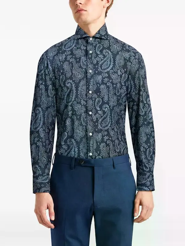 Brunello Cucinelli Paisley-print Button-down Shirt