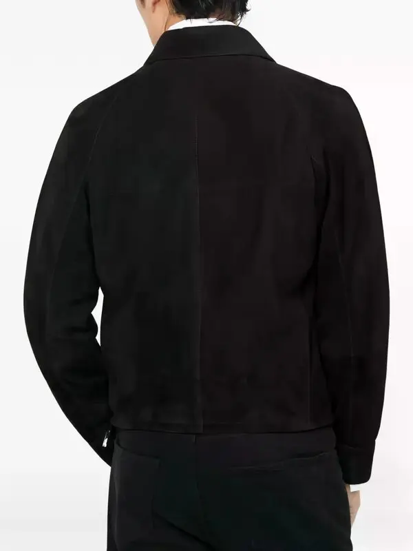Brunello Cucinelli Suede Trucker Jacket