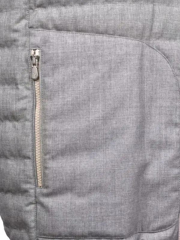 Brunello Cucinelli Quilted Zip-up Gilet