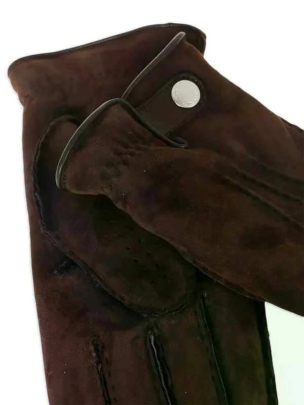 Brunello Cucinelli Perforated Suede Gloves