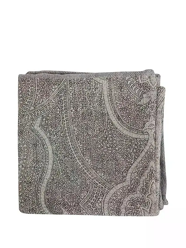 Brunello Cucinelli Paisley-print Silk Square Scarf