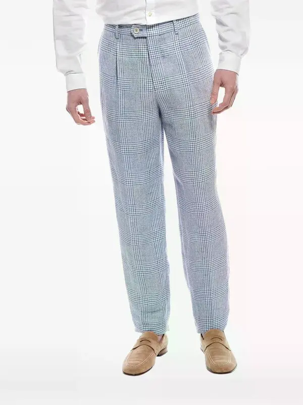 Brunello Cucinelli Light Pleated Trousers - Blue