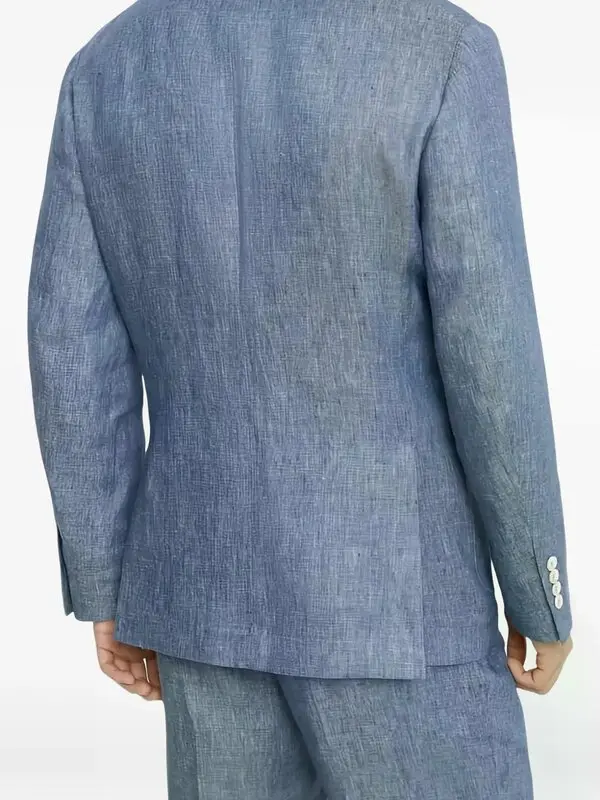 Brunello Cucinelli Single-breasted Linen Blazer