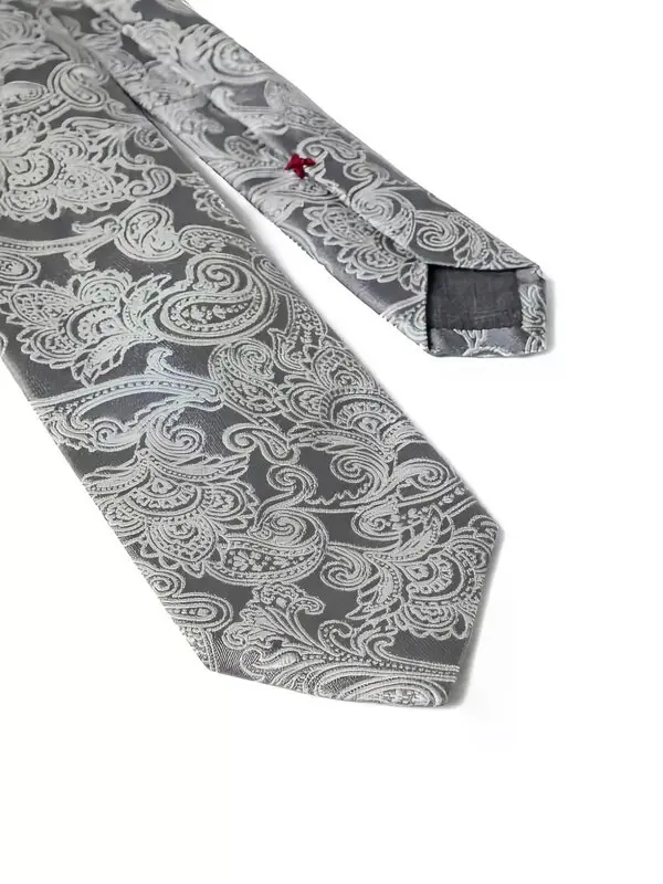 Brunello Cucinelli Paisley Silk Tie