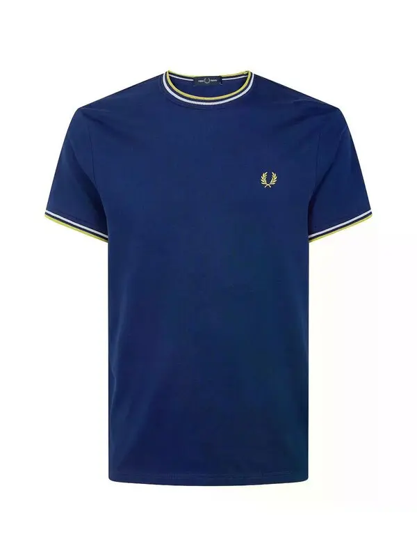 Fred Perry Embroidered-logo Twin-tipped T-shirt
