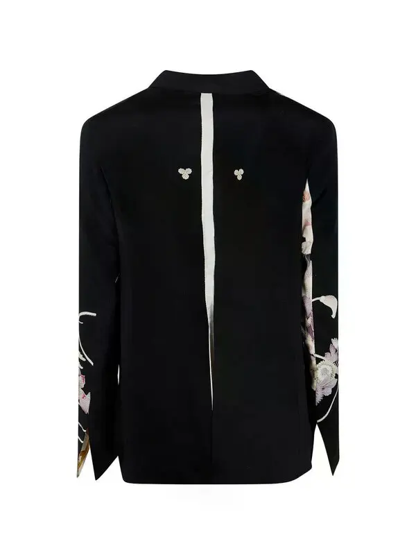 IBRIGU Floral-print Double-breasted Blazer