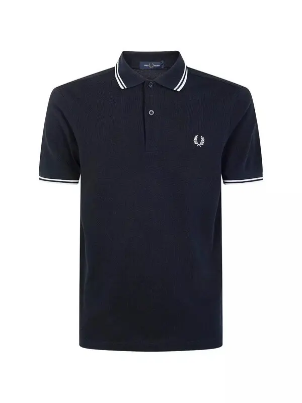 Fred Perry Twin-tipped Polo Shirt - Blue