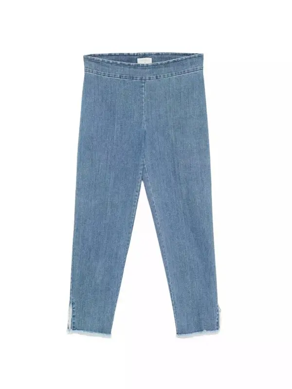 Avenue Montaigne Peggy Cropped Jeans - Blue