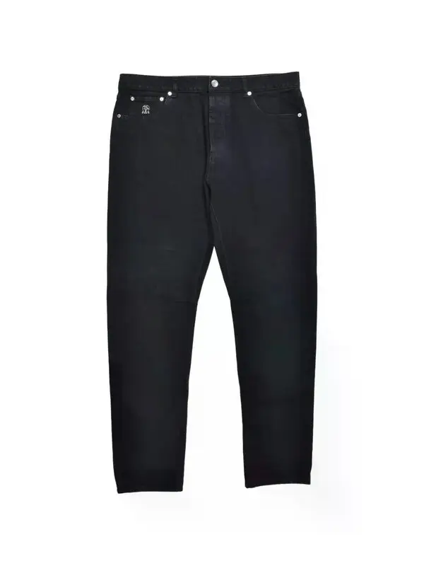 Brunello Cucinelli Logo-embroidered Jeans