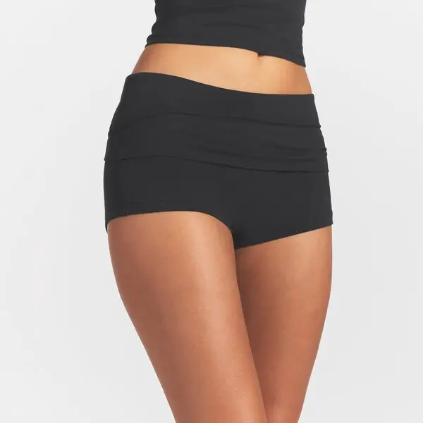 SKIMS Foldover Short Cotton Jersey